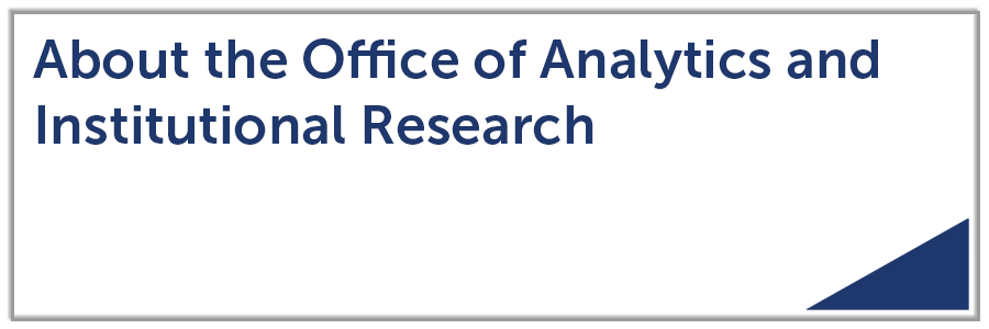 Office of Analytics and Institutional Research